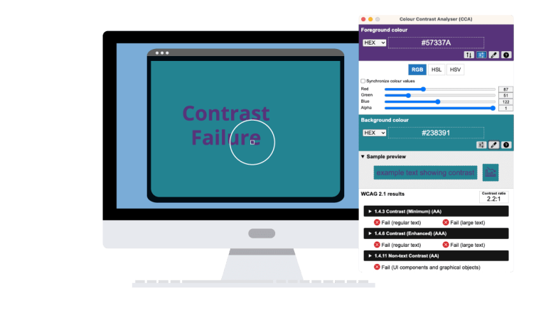 Colour Contrast Analyser (CCA) - Vispero